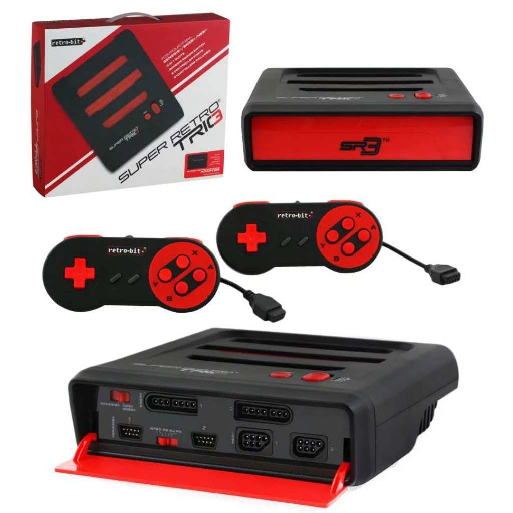 RETRO BIT SUPER RETRO 3 IN 1 CONSOLE (NES/SNES/MEGA DRIVE) RB-SR3-4528 ...