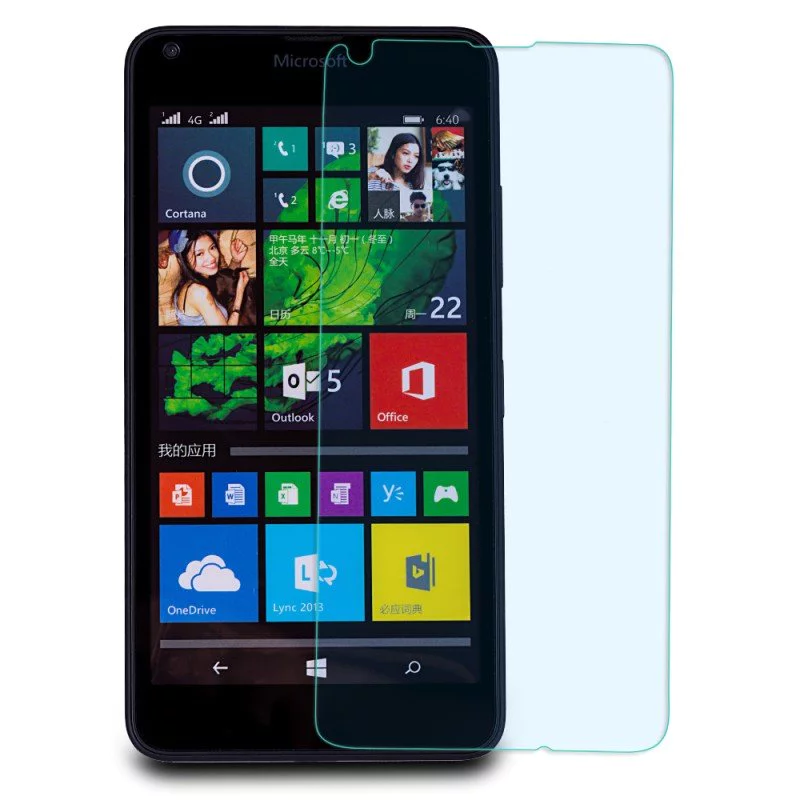 Premium Tempered Glass Screen Protector 9H 0.3mm Nokia Lumia MS 640 ...