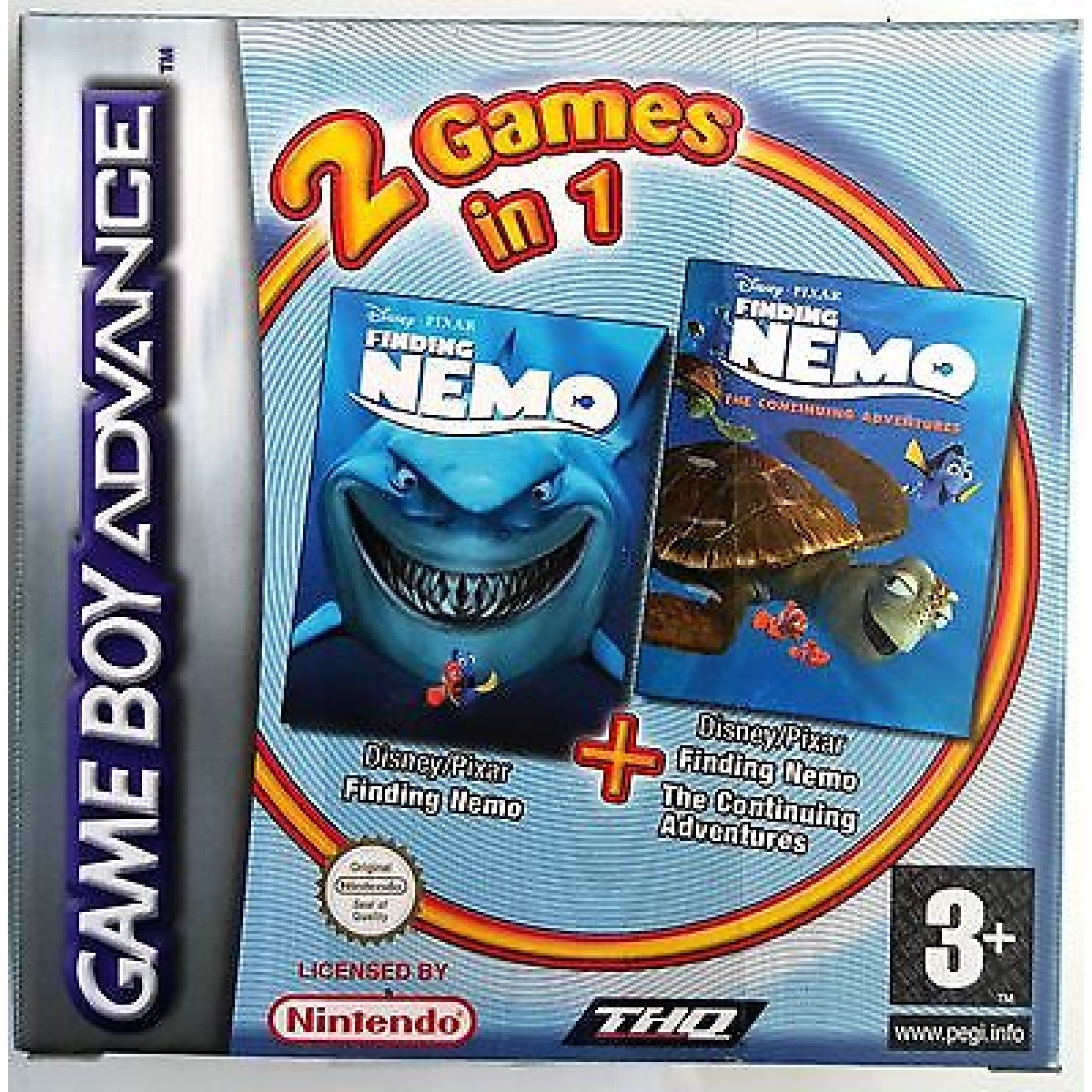 FINDING NEMO + FINDING NEMO ADVENTURE (GBA/SP) - GCTECH