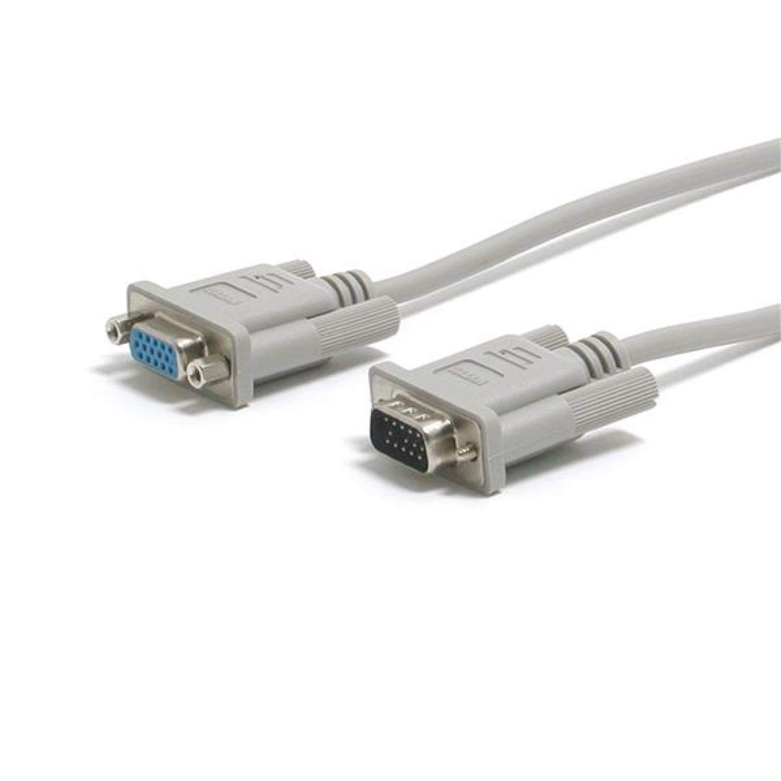 VGA CABLE HD 15 MALE/FEMALE 3m Grey CABLE-171 - GCTECH