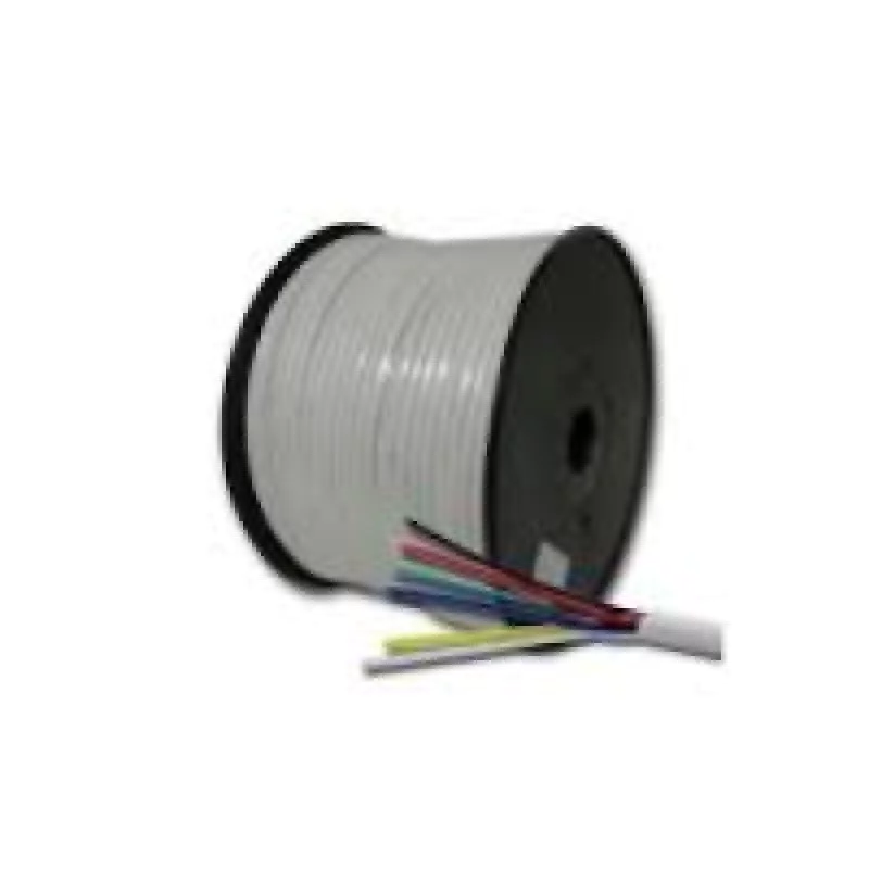 ALARM CABLE WHITE 1m 6 X 0.22 mm ΚΑΛΩΔΙΟ ΣΥΝΑΓΕΡΜΟΥ ΛΕΥΚΟ FTT8-106 - GCTECH