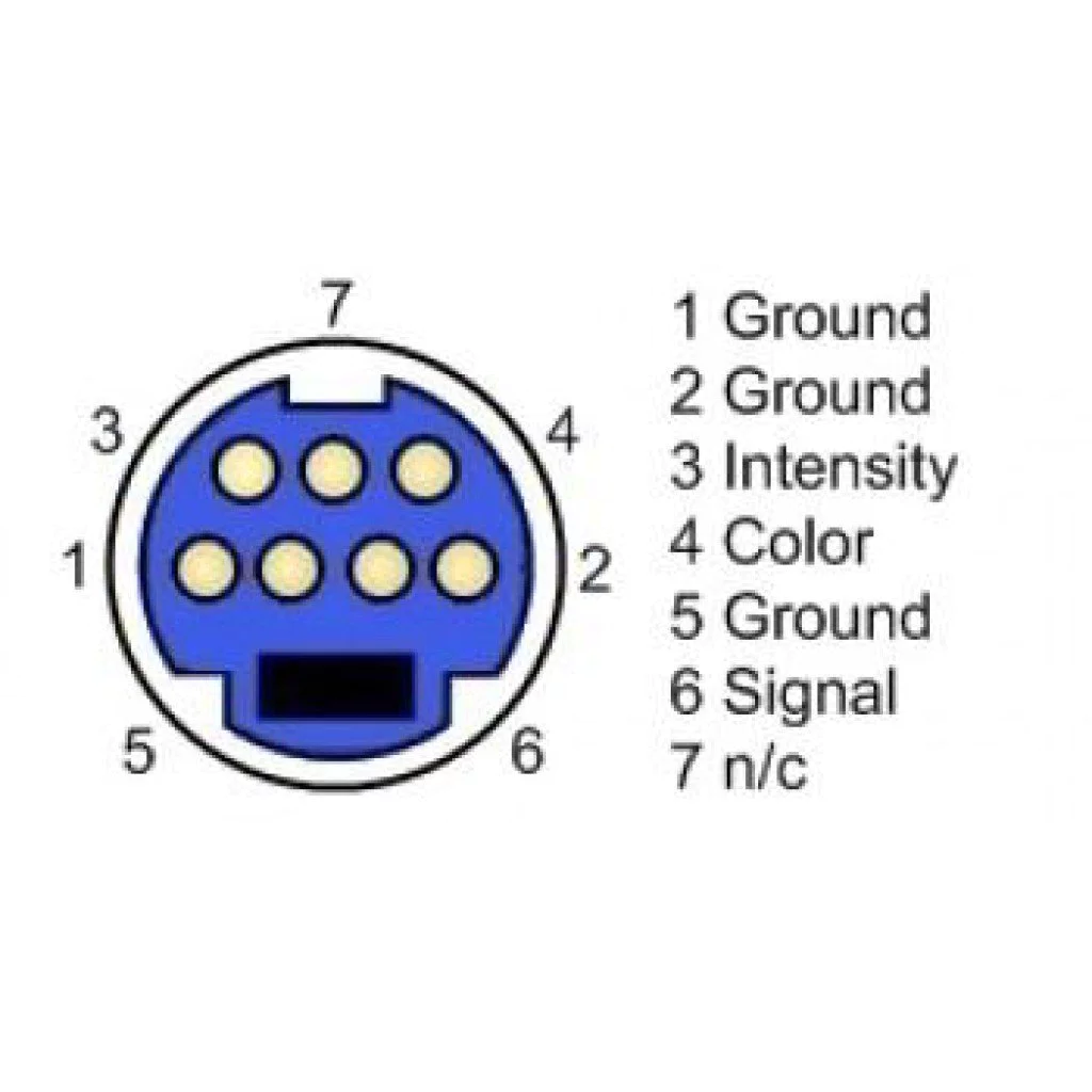 OEM S VIDEO CABLE MALE 7pin TO FEMALE COMPONENT - AV - SVIDEO 4pin 0 ...
