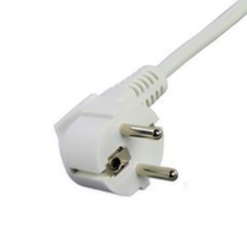 POWER CORD 1.5m WHITE CABLE SUKO PLUG 3 X 1.00 A-06 ΚΑΛΩΔΙΟ ΛΕΥΚΟ ΜΕ ...