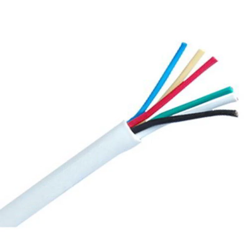 ALARM CABLE WHITE 1m 6 X 0.22 mm ΚΑΛΩΔΙΟ ΣΥΝΑΓΕΡΜΟΥ ΛΕΥΚΟ FTT8-003 - GCTECH