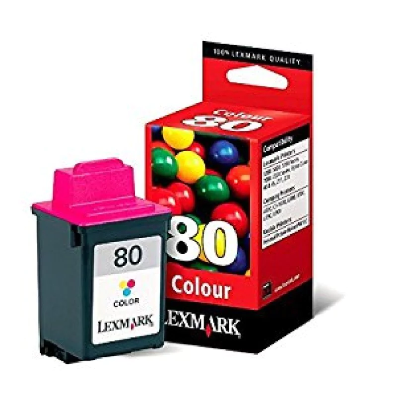 LEXMARK 80 COLOUR PRINT CATRIDGE ORIGINAL ΑΥΘΕΝΤΙΚΟ ΕΓΧΡΩΜΟ ΜΕΛΑΝΙ ...