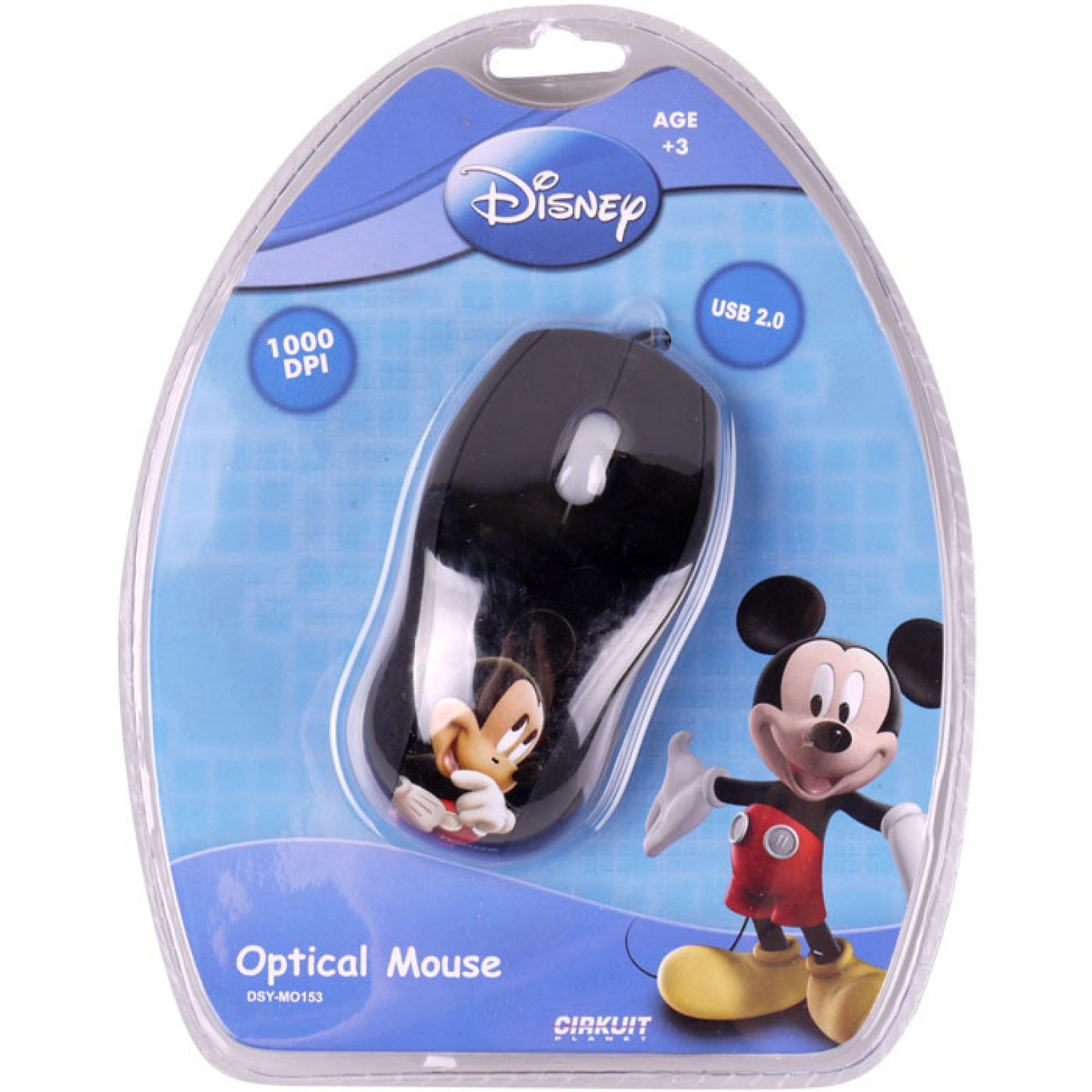 MOUSE WIRED OPTICAL "MICKEY RETRO" 1000dpi USB ΠΟΝΤΙΚΙ ΕΝΣΥΡΜΑΤΟ ΟΠΤΙΚΟ ...