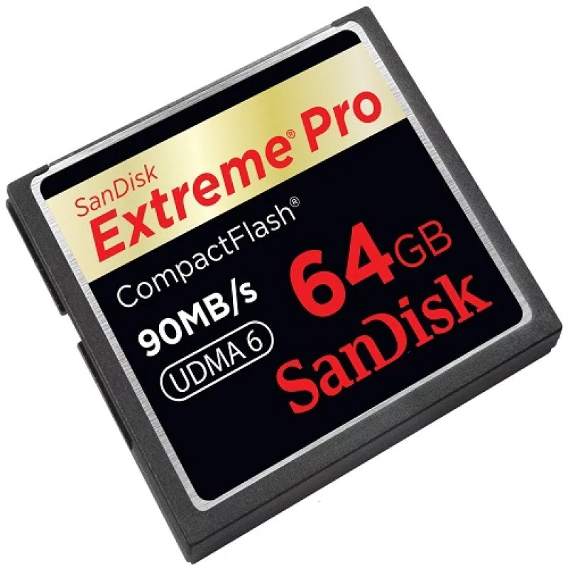SANDISK SDCFXP-064G-X46 FLASH MEMORY EXTREME PROFESSIONAL UDMA 6 CARD ...