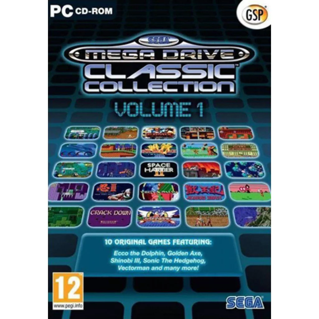 SEGA MEGA DRIVE COLLECTION VOLUME 1 (PC) - GCTECH