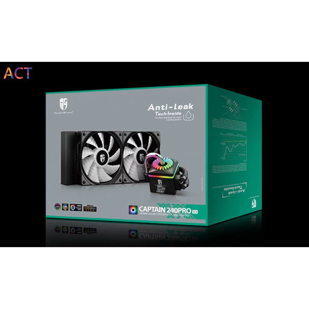 Deepcool Captain 240 Pro V2 ADD RGB Cpu Cooler Hydro Σύστημα Υδρόψυξης ...