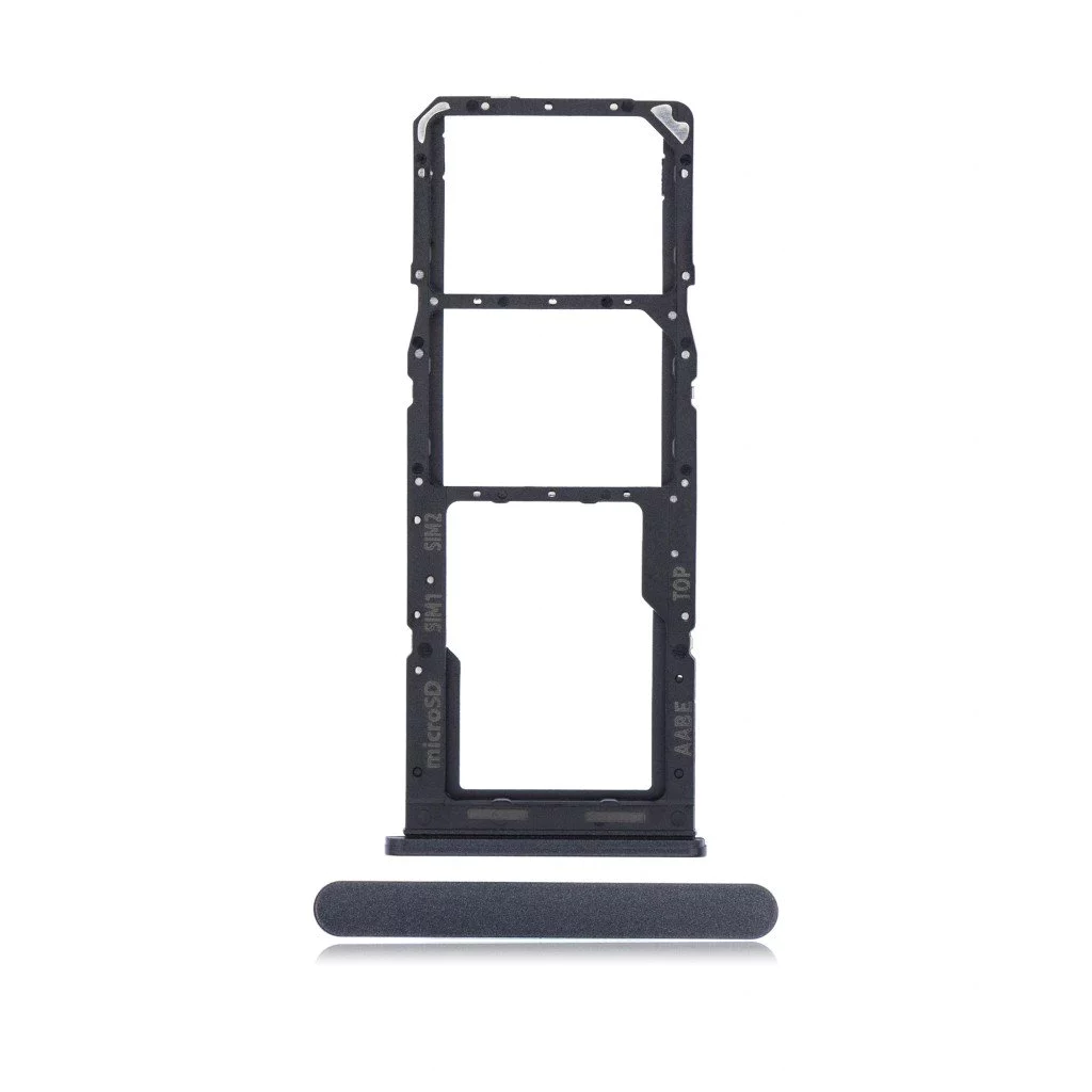 Βάση Κάρτας Μαύρη Samsung Galaxy A02/A02s A022/A025 Sim Tray Black
