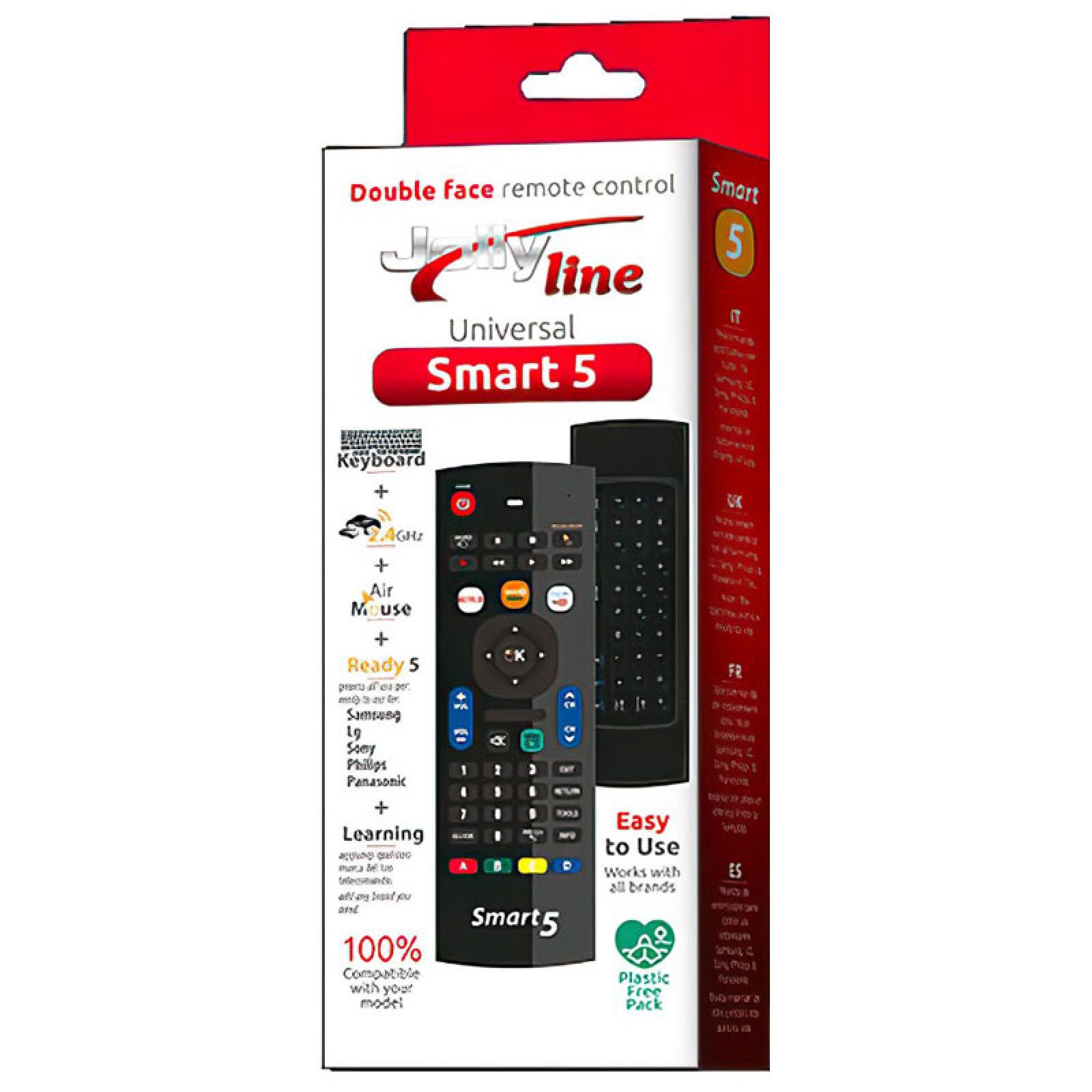 Jolly Line Double Face Remote Control Universal Smart 5 Τηλεχειριστήριο ...