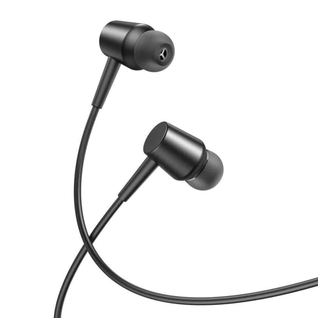 Earphones Ergonomic In-Ear Design With Mic Black Ακουστικά & Μικρόφωνο ...