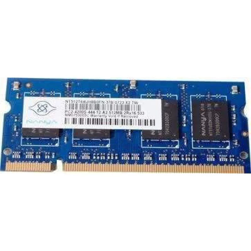 512Mb MEMORY RAM SODIM DDR2 -667Mhz- NANYA NT512T64UH8B0FN-3C ΜΝΗΜΗ (PC ...